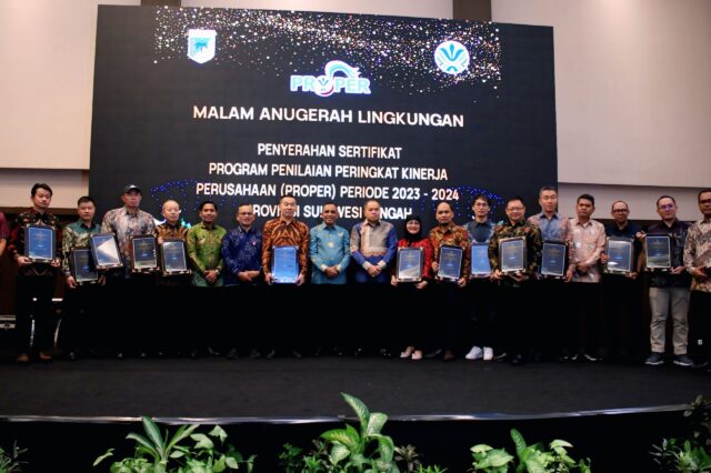 Kajati Sulawesi Tengah Apresiasi Perusahaan Pengelola Lingkungan Terbaik di Malam Anugerah ...